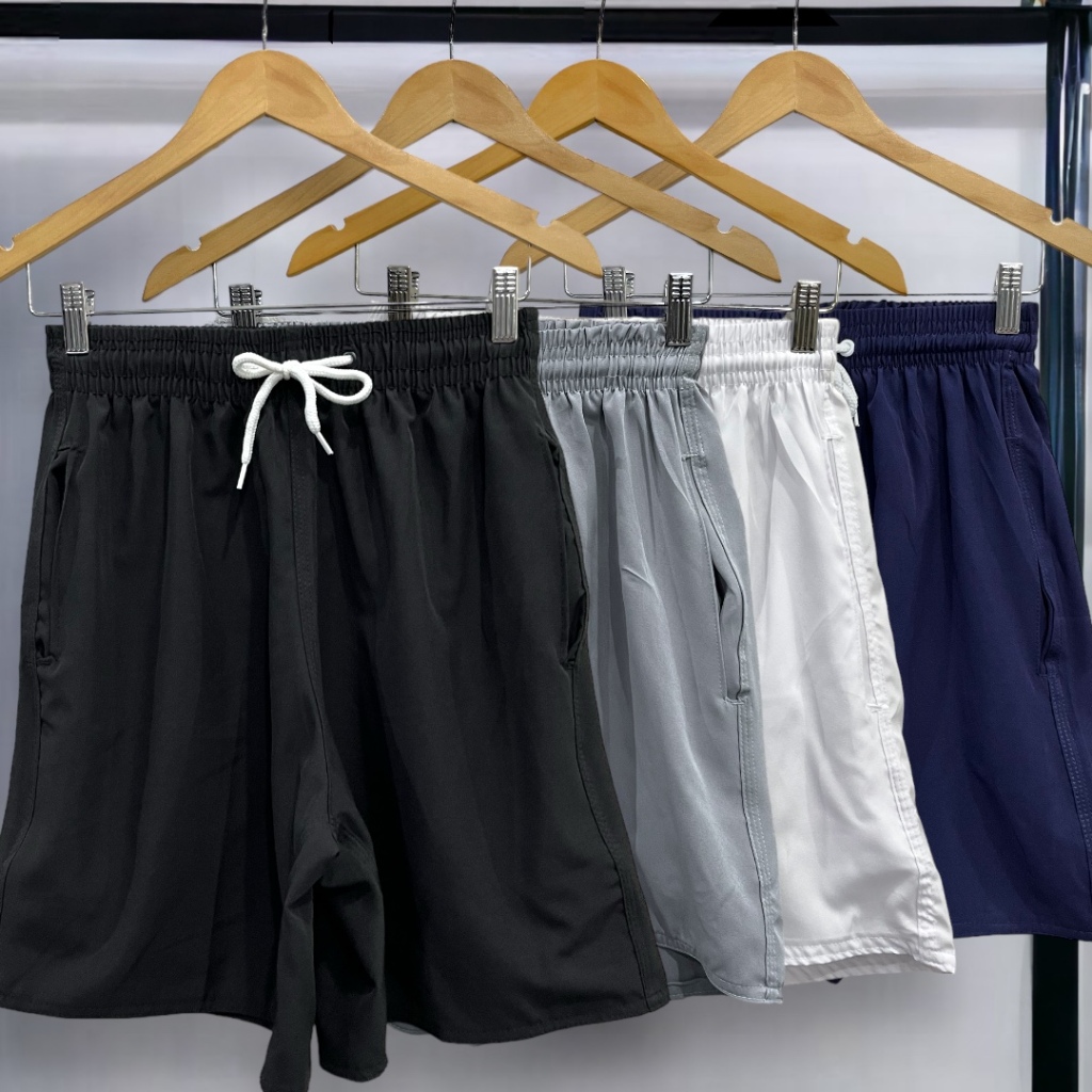 Bermuda Masculina Short Tactel Elastano Surf Praia Academia Treino ...