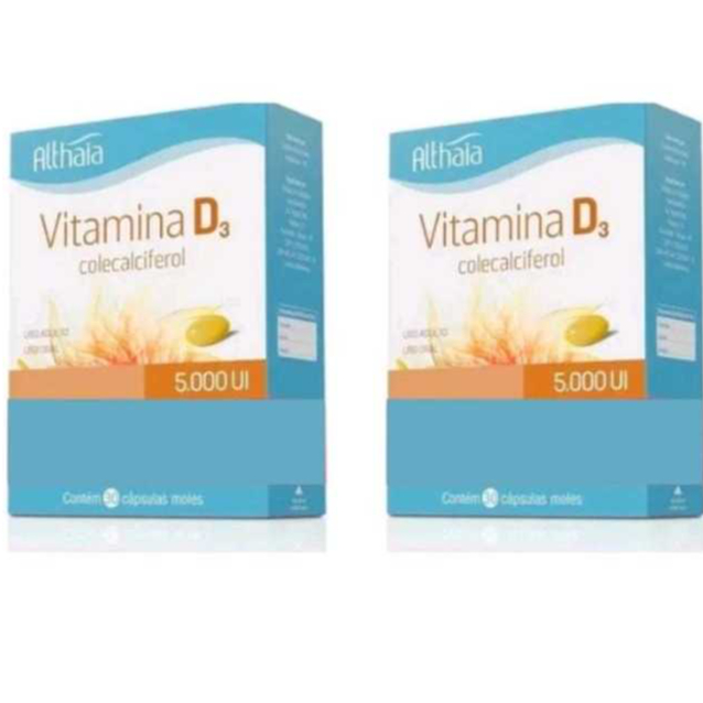 KIT 2 UNIDADES VITAMINA D 5000 ui c/30 capsulas | Shopee Brasil