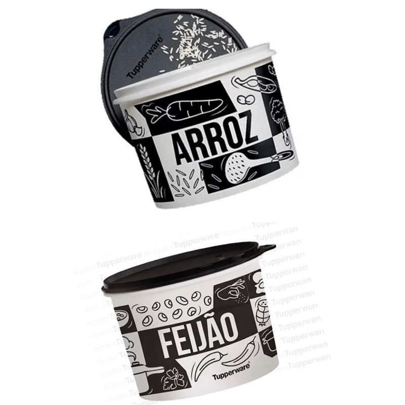 tupperware Kit de Arroz 2kg Feijão 2kg Pop box | Shopee Brasil