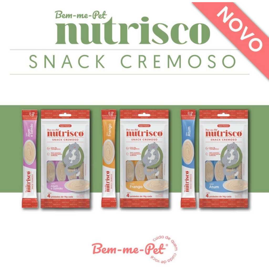 Snack Cremoso Nutrisco Pacote 4 unidades | Shopee Brasil