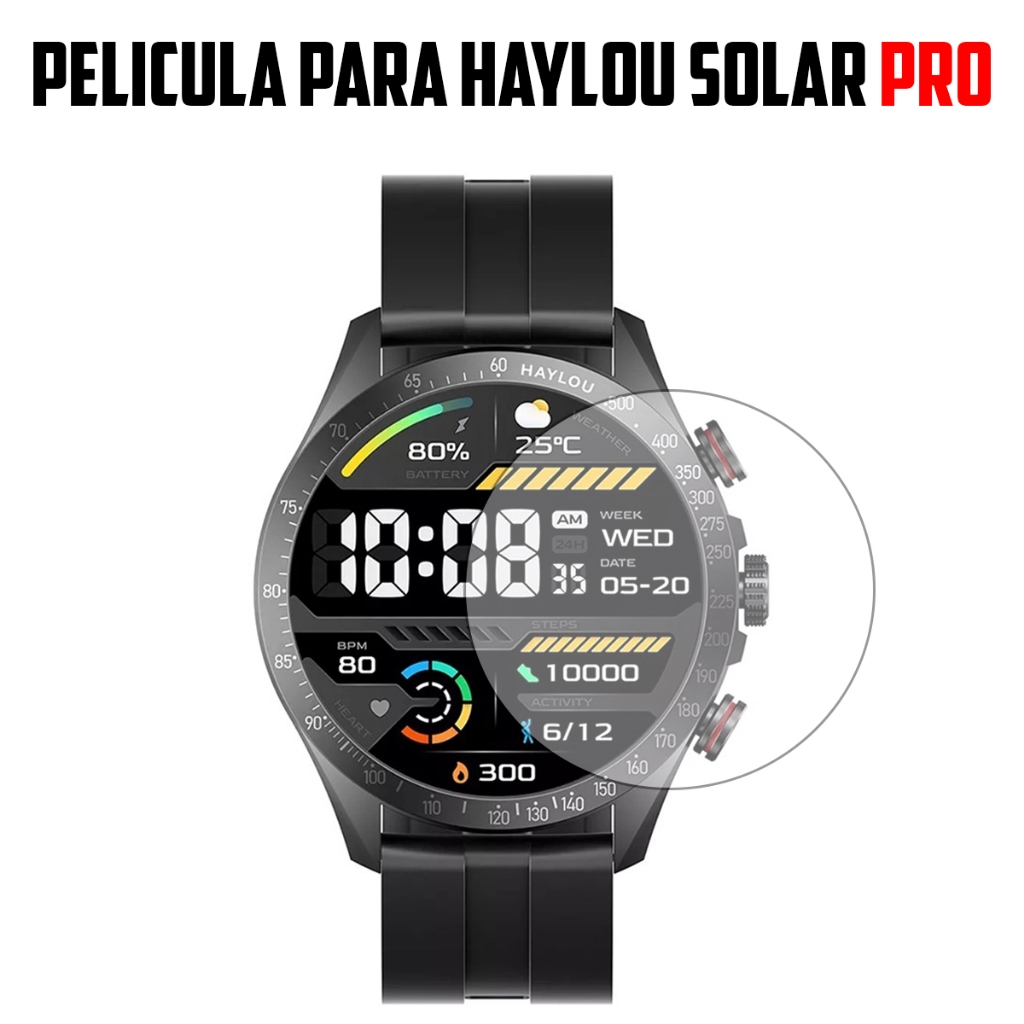 Película para Haylou Solar PRO de vidro temperado Proteção de Tela ...