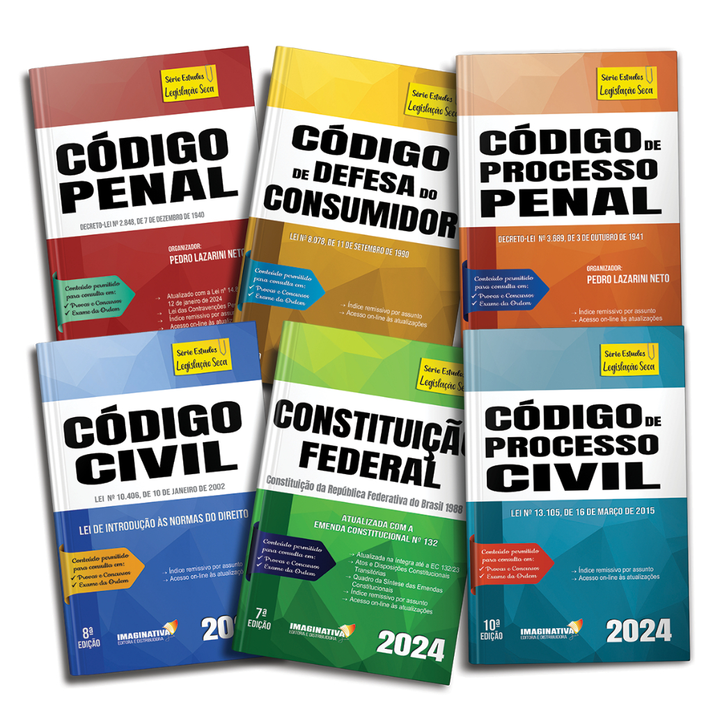 Código de Defesa do Consumidor + CF + CC + CPC + CP + CPP - Box de ...