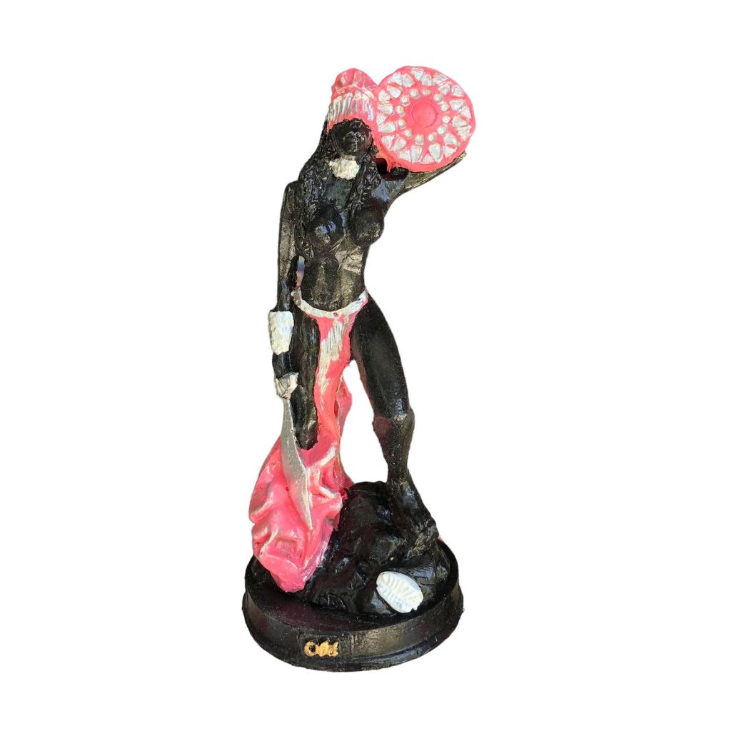 Imagem Obá Orixá Escultura Umbanda e Candomblé 15cm Resina | Shopee Brasil