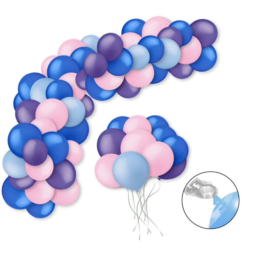 Kit Balão Bexiga Stitch Balão Bexiga Azul e Rosa Bexiga Decoração Festa ...