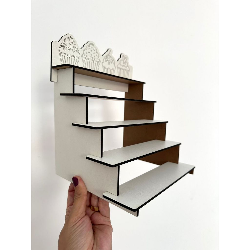 Expositor De Doces Em Mdf 3mm Escada Cupcake | Shopee Brasil