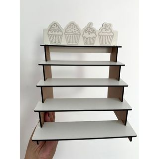 Expositor De Doces Em Mdf 3mm Escada Cupcake | Shopee Brasil