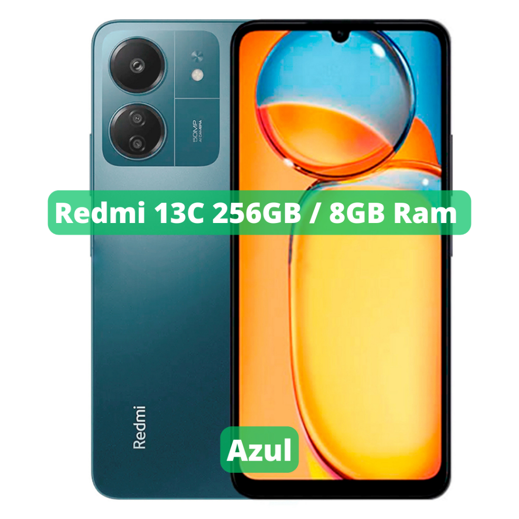 Xiaomi Redmi 13C 256GB ROM / 8GB RAM Versão Global | Smartphone 4G ...