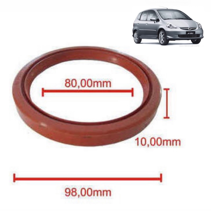 Retentor de volante Honda fit 1.4 8v 2000 a 2009 Bastos | Shopee Brasil