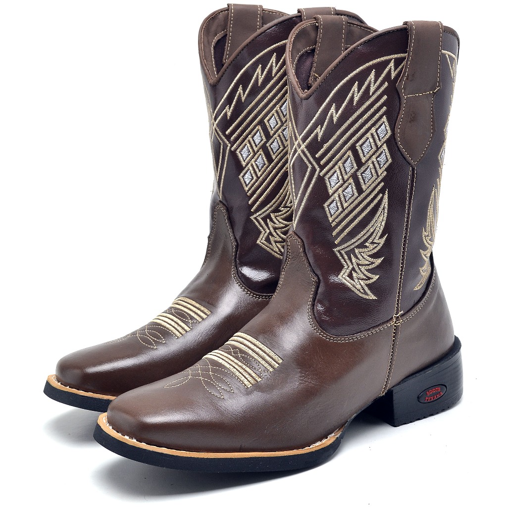 BOTA TEXANA MASCULINA | Shopee Brasil