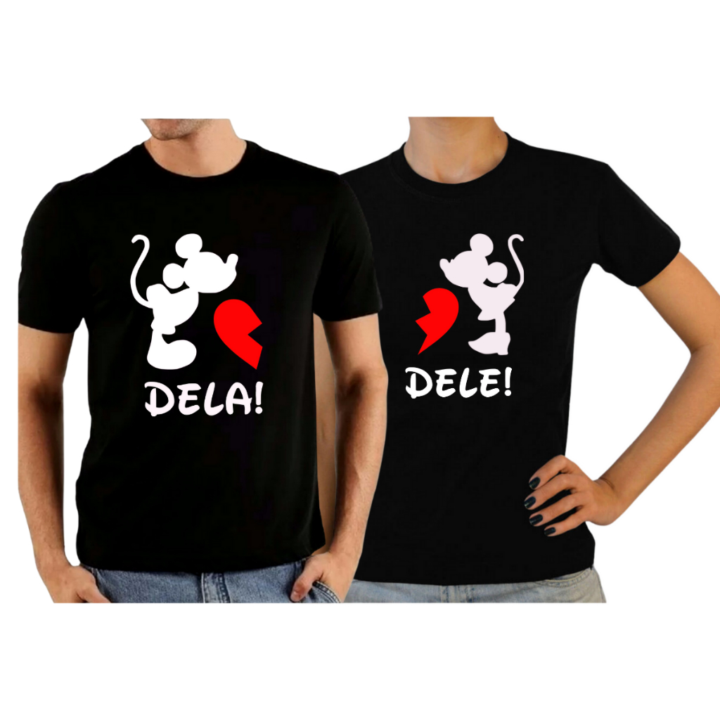 Kit Camisas Casal Camisetas para Casais Presente Dia Dos Namorados | Shopee Brasil