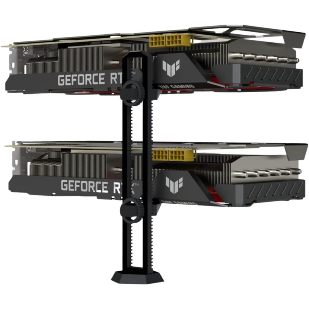 Suporte GPU AMD E Nvidia Ajustável Para Até Duas Placas De Vídeo 20cm ...