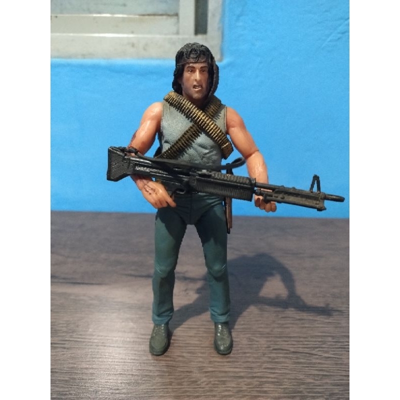 Boneco Rambo Neca 18cm | Shopee Brasil