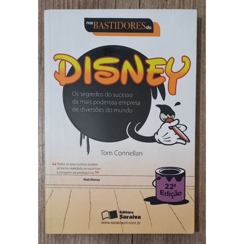 nos bastidores da Disney - tom connellan | Shopee Brasil