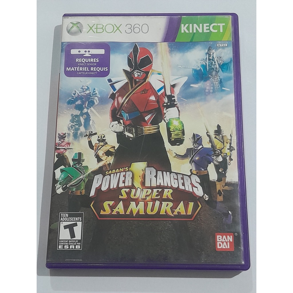 Power Rangers Super Samurai p/ Xbox 360 Original (kinect) | Shopee Brasil