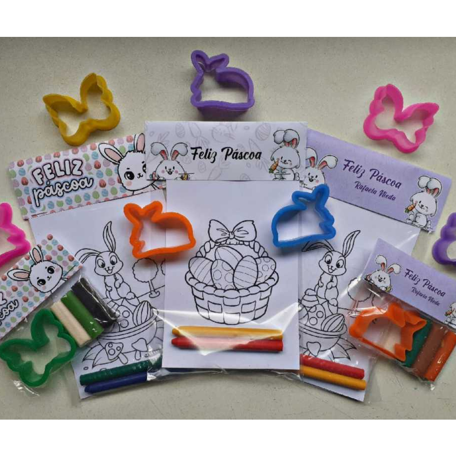 kit Lembrancinha Mimo Pascoa personalizado Coelhinho da Pascoa | Shopee ...