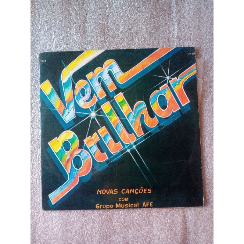 LP Grupo AFE - Vem Brilhar 1986 GOSPEL | Shopee Brasil