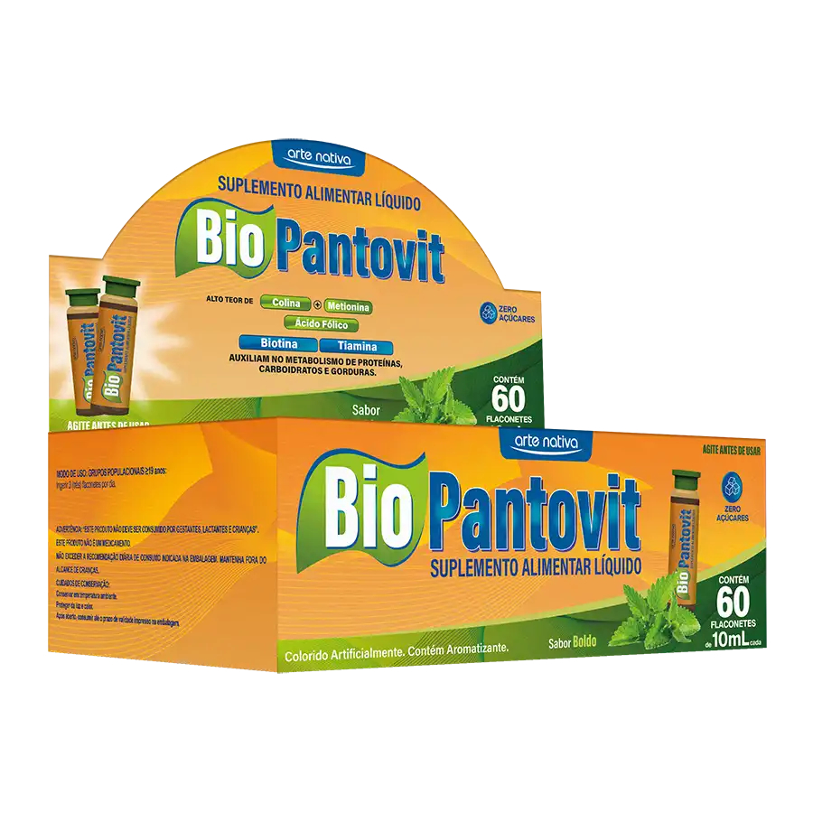 Bio Pantovit 60 Flaconetes X 10ml Sabor Boldo - Arte Nativa | Shopee Brasil