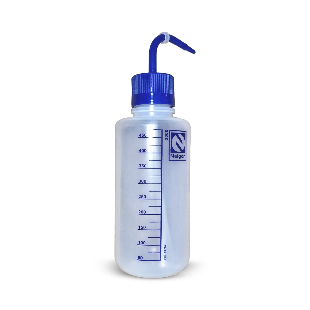 Pisseta Plástica Graduada 500 Ml Bico Curvo | Shopee Brasil