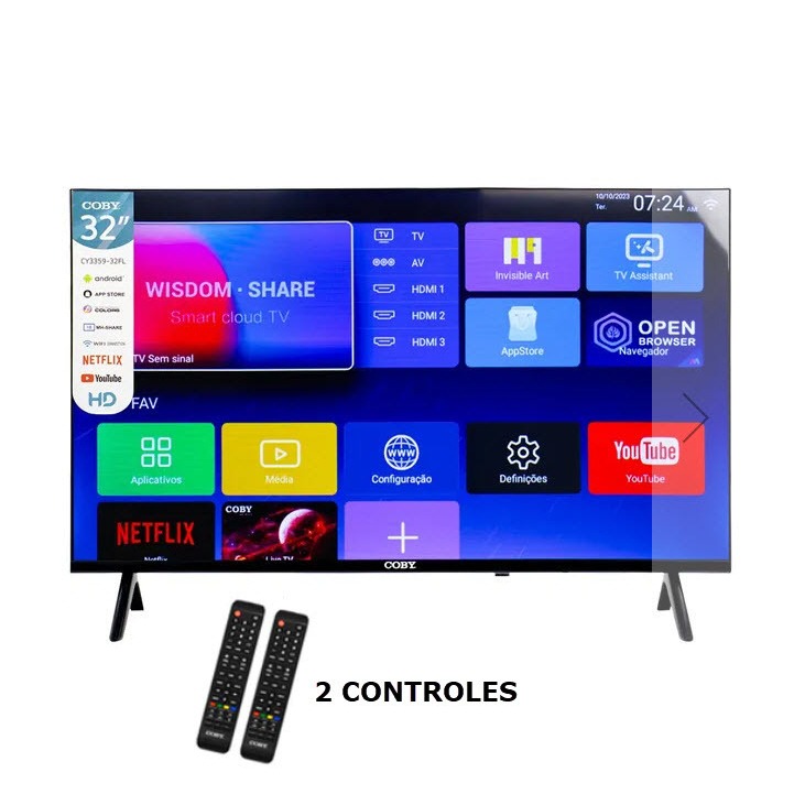 Smart Tv Led Coby 32pol | Shopee Brasil