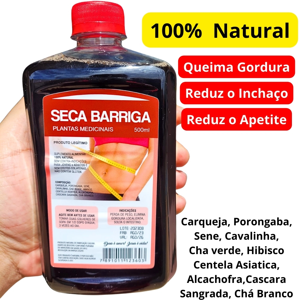Seca Barriga Emagracedor Natural Perda de Peso Remedio Natural para ...