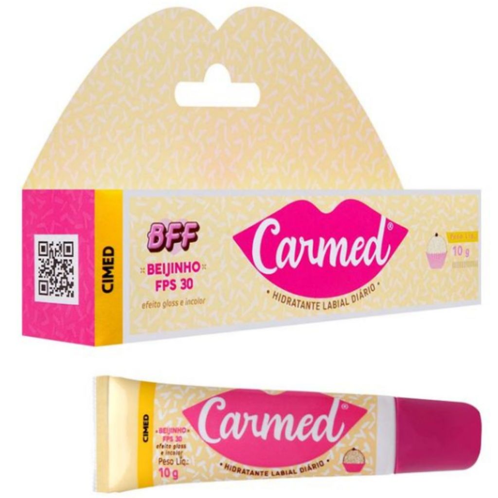 Carmed Bff Beijinho Efeito Gloss Incolor Cimed Hidratante Labial Carmed Gloss Incolor 10g ...