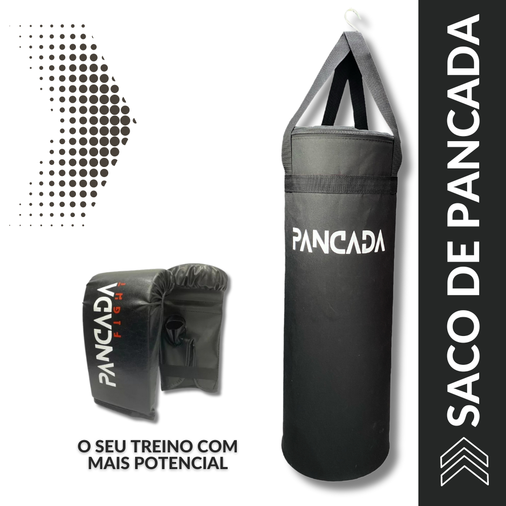 Saco de Pancada 70X100 Pancada Fight + Luva - Preço de Fábrica Boxe ...