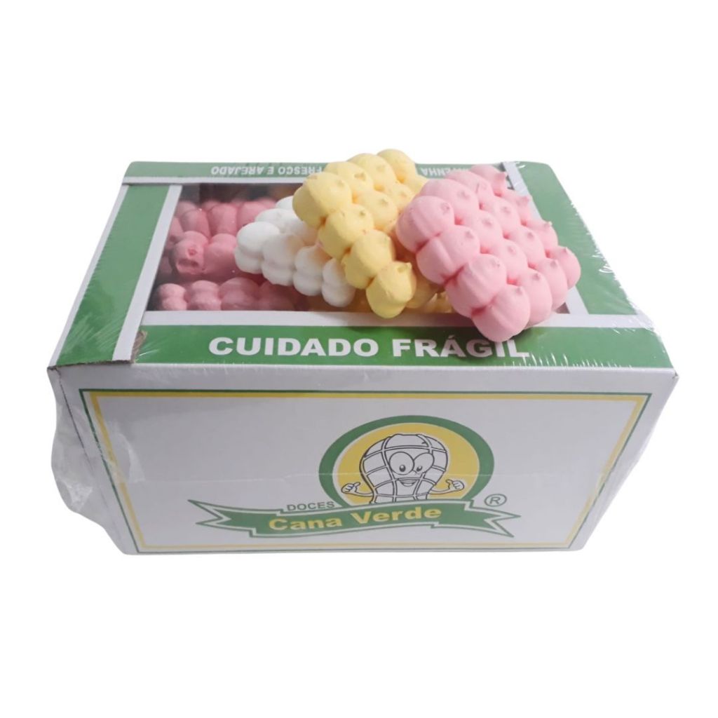 Doce De Bar Suspiro Quadrado C/50un.Cana Verde | Shopee Brasil
