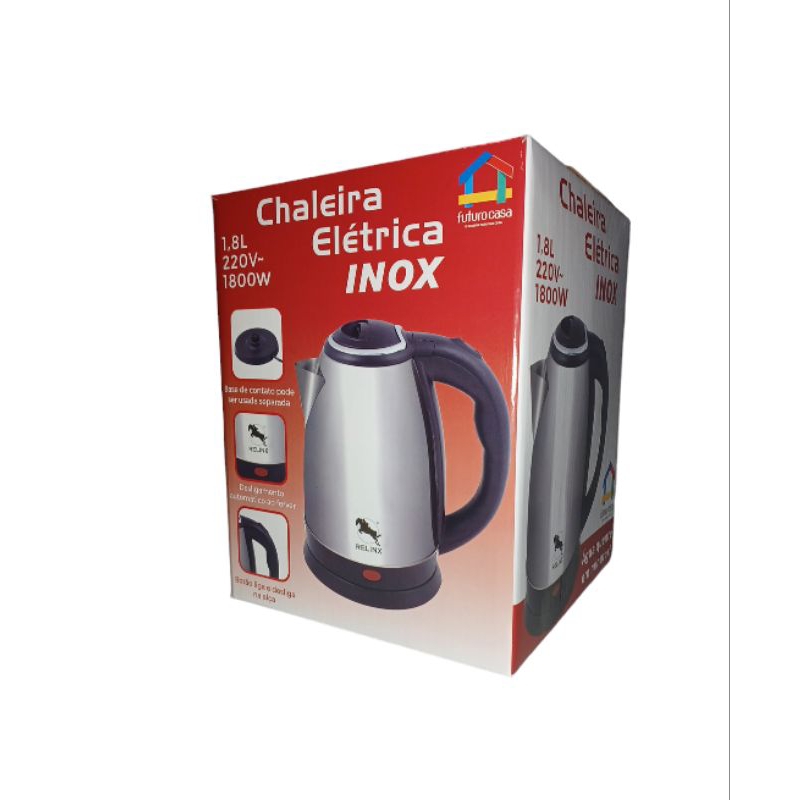 Chaleira Elétrica 1,8L 220v/110v 1800w | Shopee Brasil
