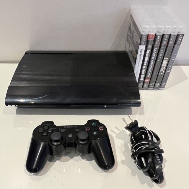 Console P.S.3 Original Bloqueado Semi Novo + Controle e Jogos | Shopee ...