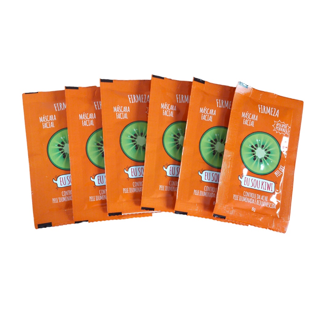 Kit 6 Unidades Máscara Facial Kiwi Peel Off Super Poderes Skincare ...