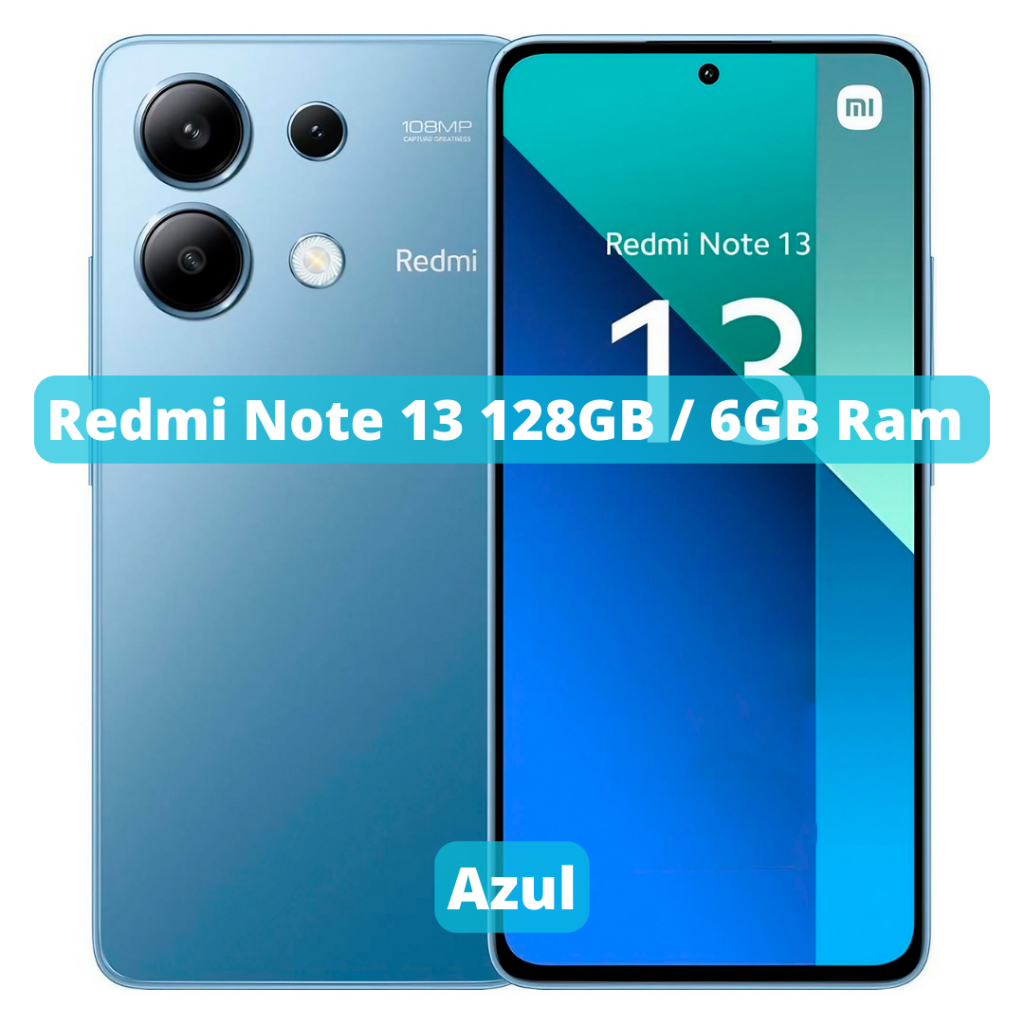 Xiaomi Redmi Note 13 128GB ROM / 6GB RAM Versão Global | Smartphone 4G ...