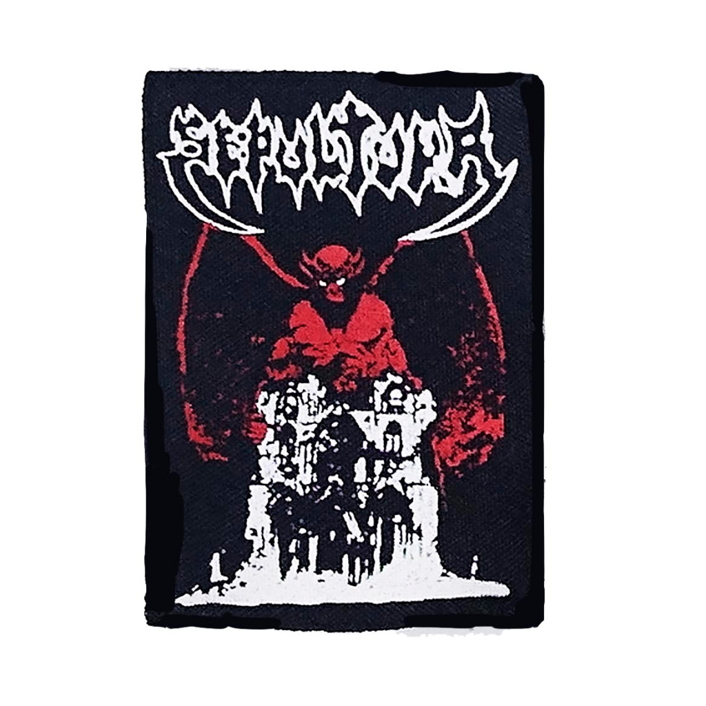 Sepultura (Bestial Devastation) patch "branco e vermelho" unidade - Thrash, Death Metal, Groove ...
