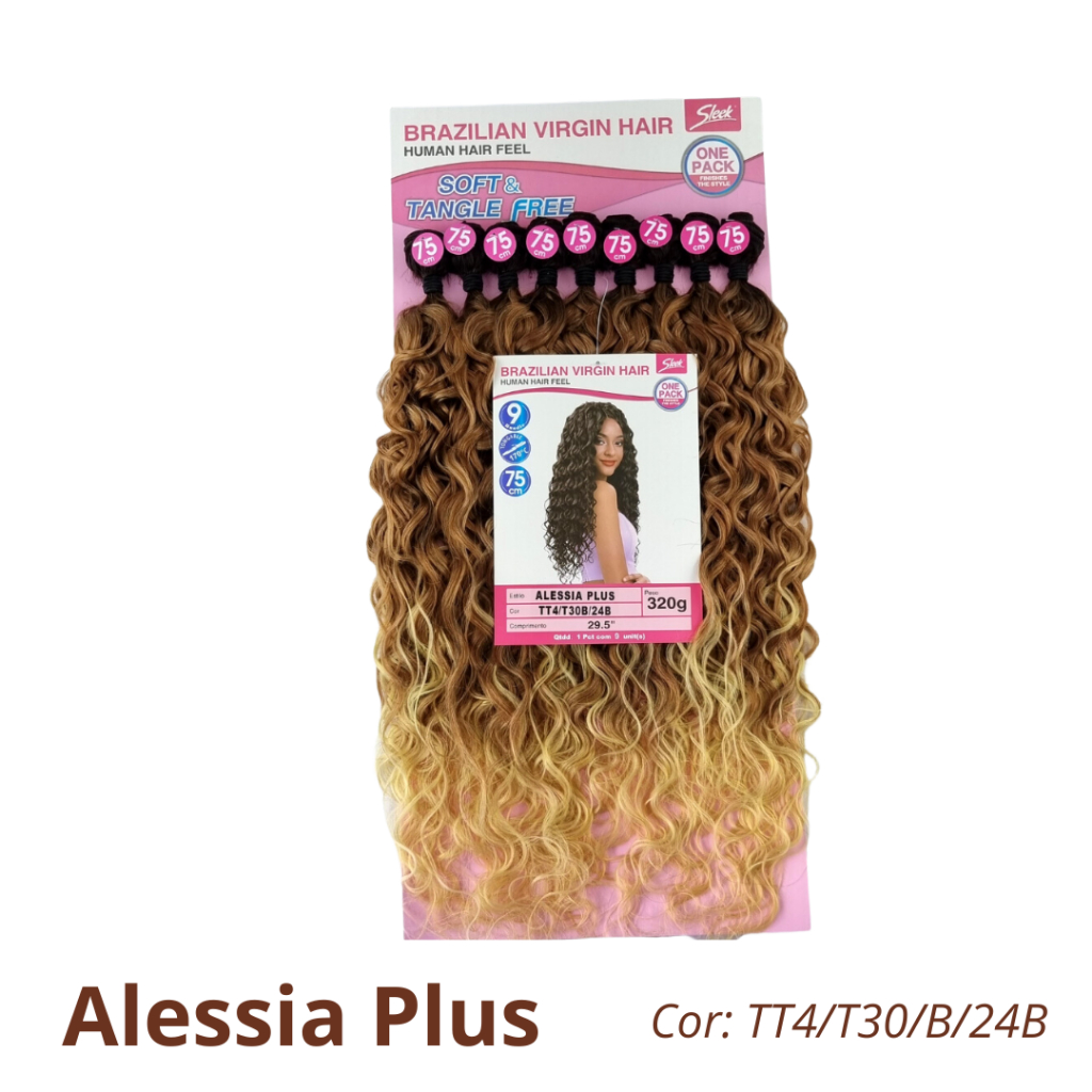 ALESSIA PLUS -CABELO BIO FIBRA-SLEEK 320gr | Shopee Brasil