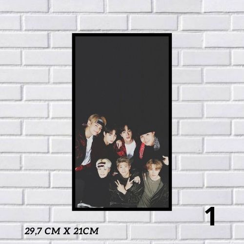 Placa BTS grupo KPOP Coreano Banda ARMY | Shopee Brasil