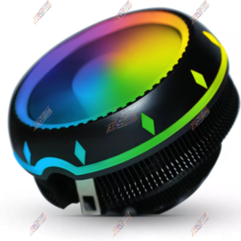 Cooler Gamer P/ Processador Led Rgb 3 Pinos Pwm Intel Amd | Shopee Brasil