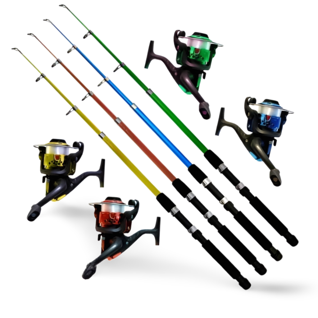 Kit De Pesca Completo 1 Molinete 3bb Com Linha 1 Vara Telescópica 1.70M Cor Variadas Para ...