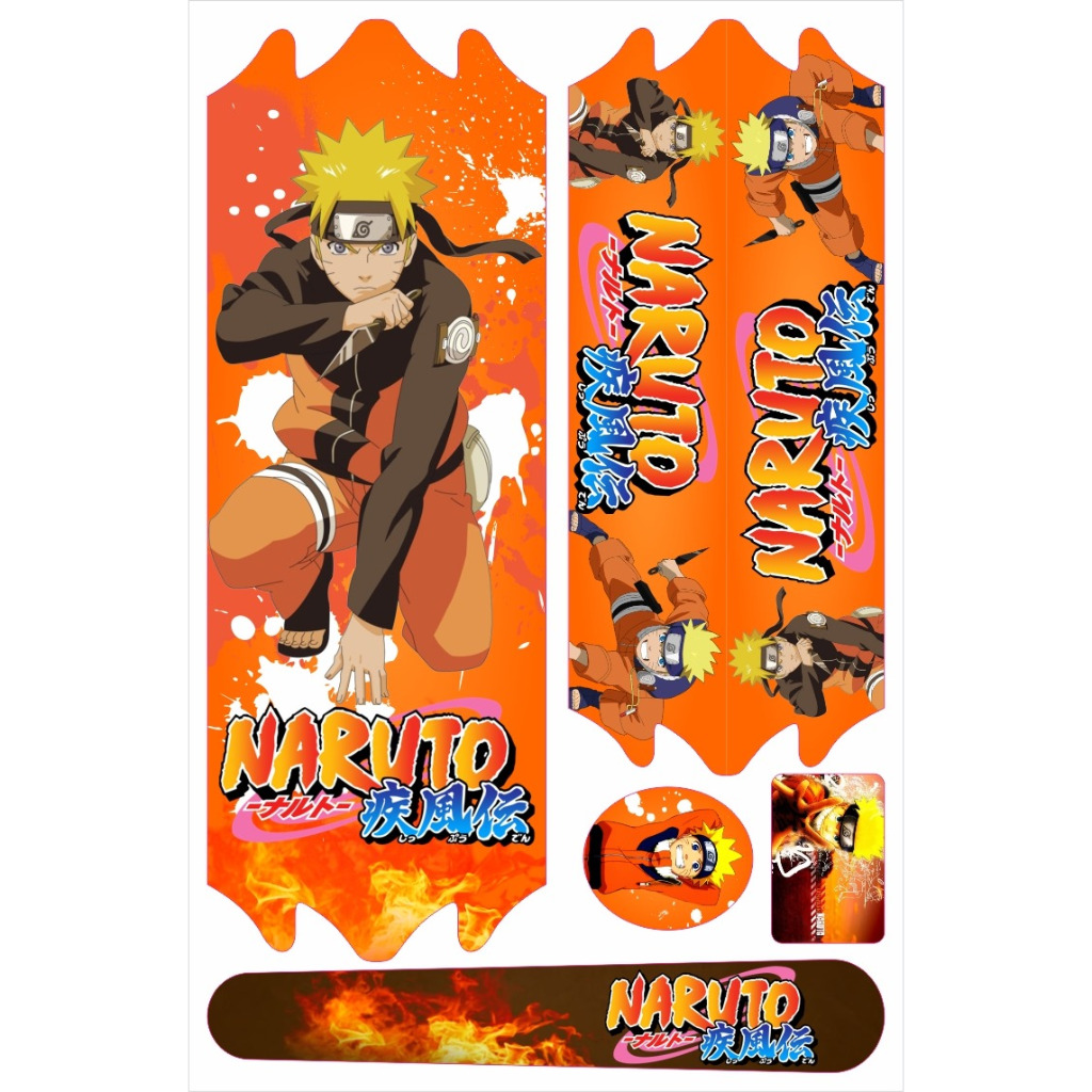 Adesivo Bicicleta Infantil Naruto Aventura Bike Menino Ação Para Aro 16 ...