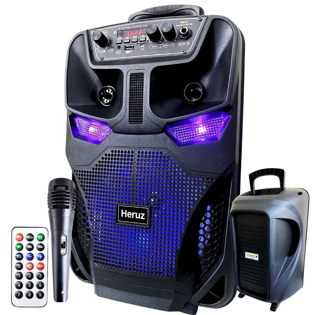 Caixa de Som Mega Potente Bluetooth 2000w pmpo 5v entrada 10 saida ...