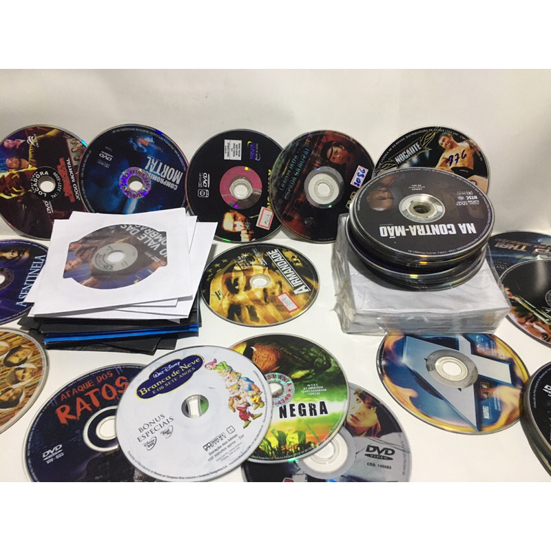 50 DVDs ORIGINAIS USADOS AVULSO SEM CAPA E SEM ESTOJO | Shopee Brasil