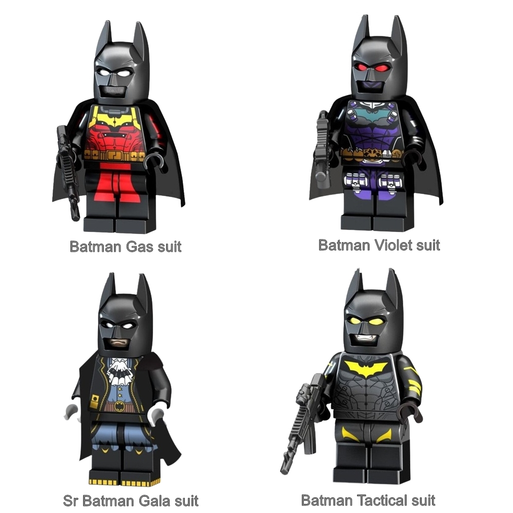 Sr Batman minifigure de coleção Shakespeare miniatura de coleção traje ...