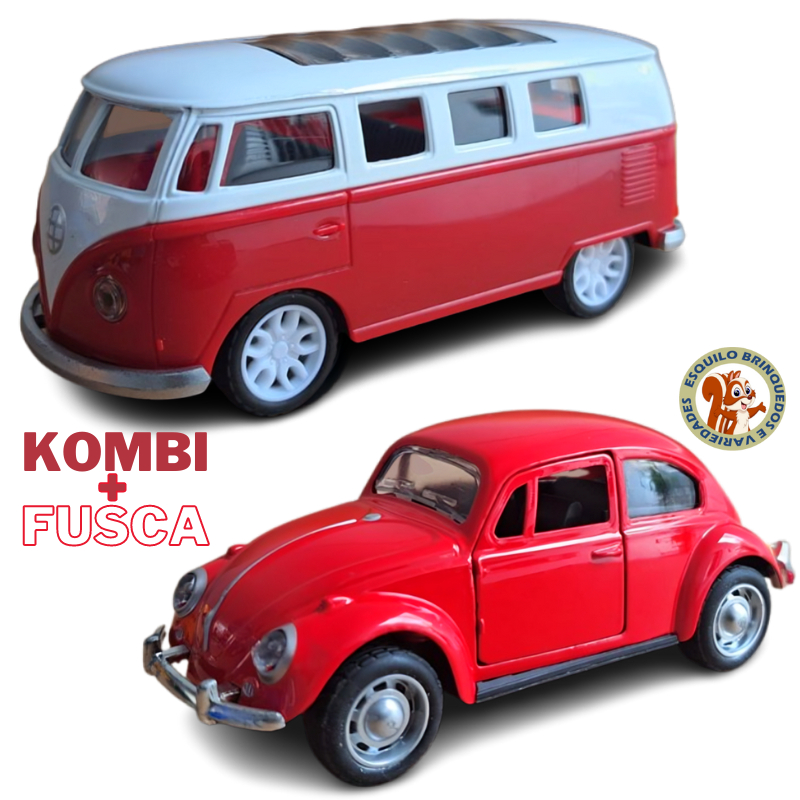 Kit Miniatura Kombi E Fusca Clássico Miniatura Carrinho Coleção Dodge e ...