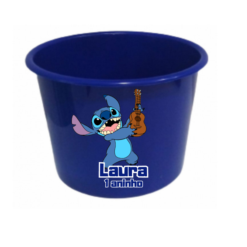 10 Balde 1,5 personalizado Stitch (qualquer tema) | Shopee Brasil
