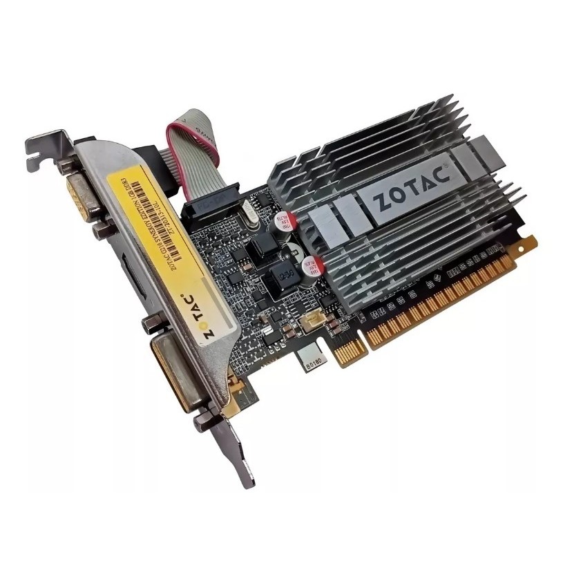 Placa De Vídeo Zotac Nvidia Geforce G210 1gb Ddr3 64 Bits | Shopee Brasil