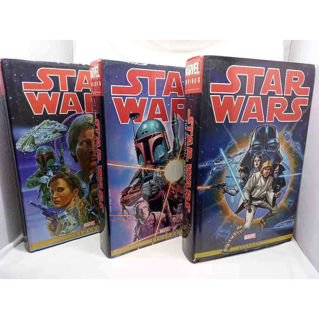 Livro Hq Revista Marvel Omnibus Star Wars Legends Volumes 1, 2 e 3 The ...