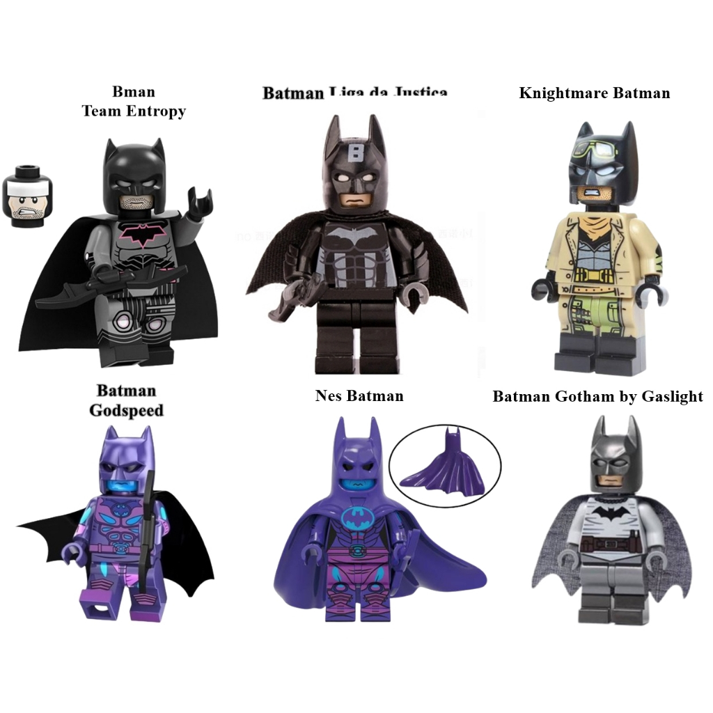 Bman minifigures de coleção Team Entropy Knightmare Batman Nes ...