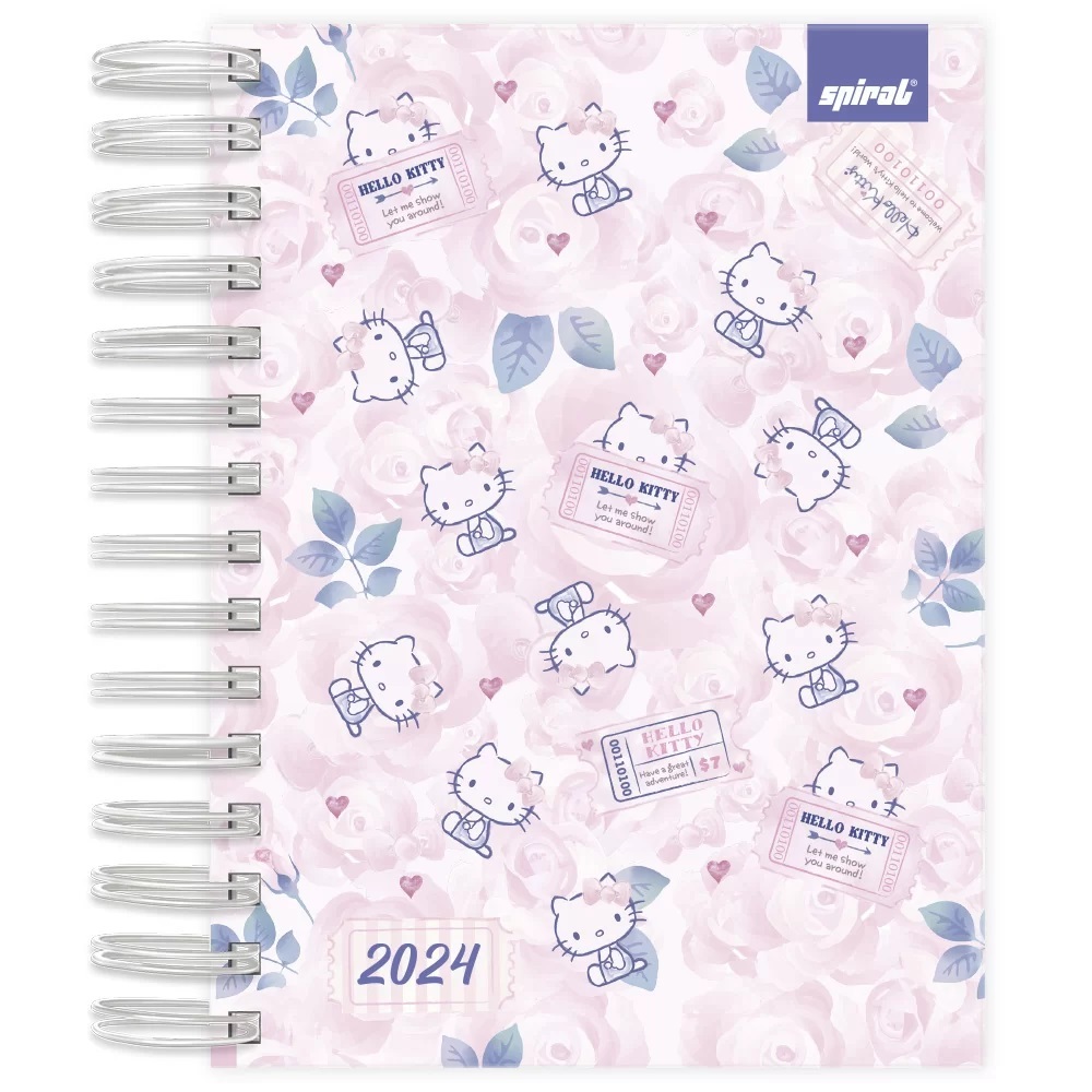 Agenda Diária 2024 Hello Kitty Spiral | Shopee Brasil