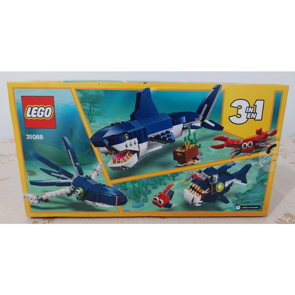 Lego Creator 3 em 1 - Fundo do Mar - Produto ORIGINAL | Shopee Brasil