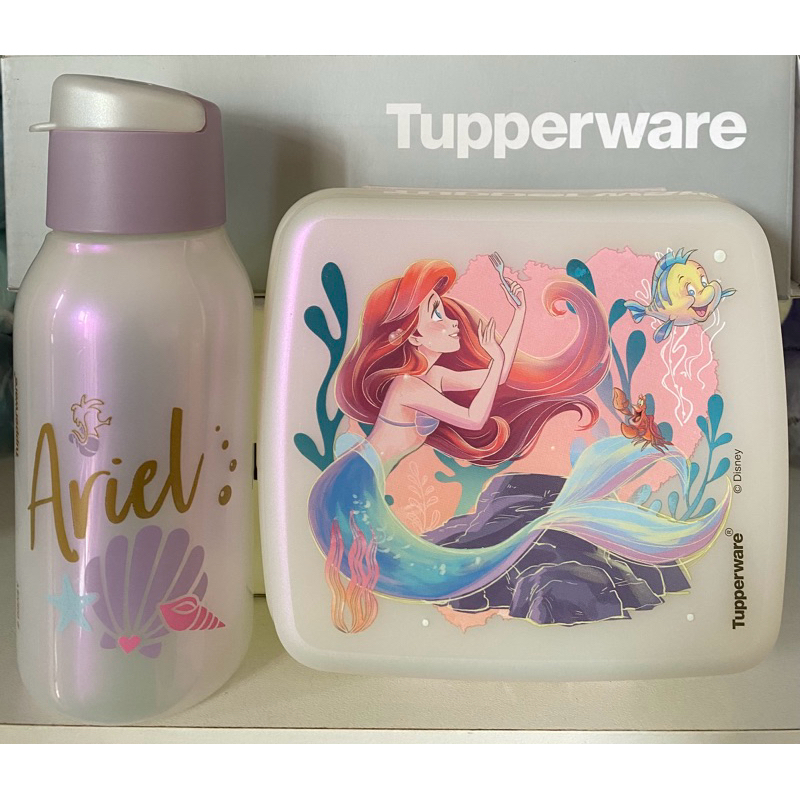 TUPPERWARE GARRAFA E SANDUÍCHEIRA Princesa ARIEL | Shopee Brasil