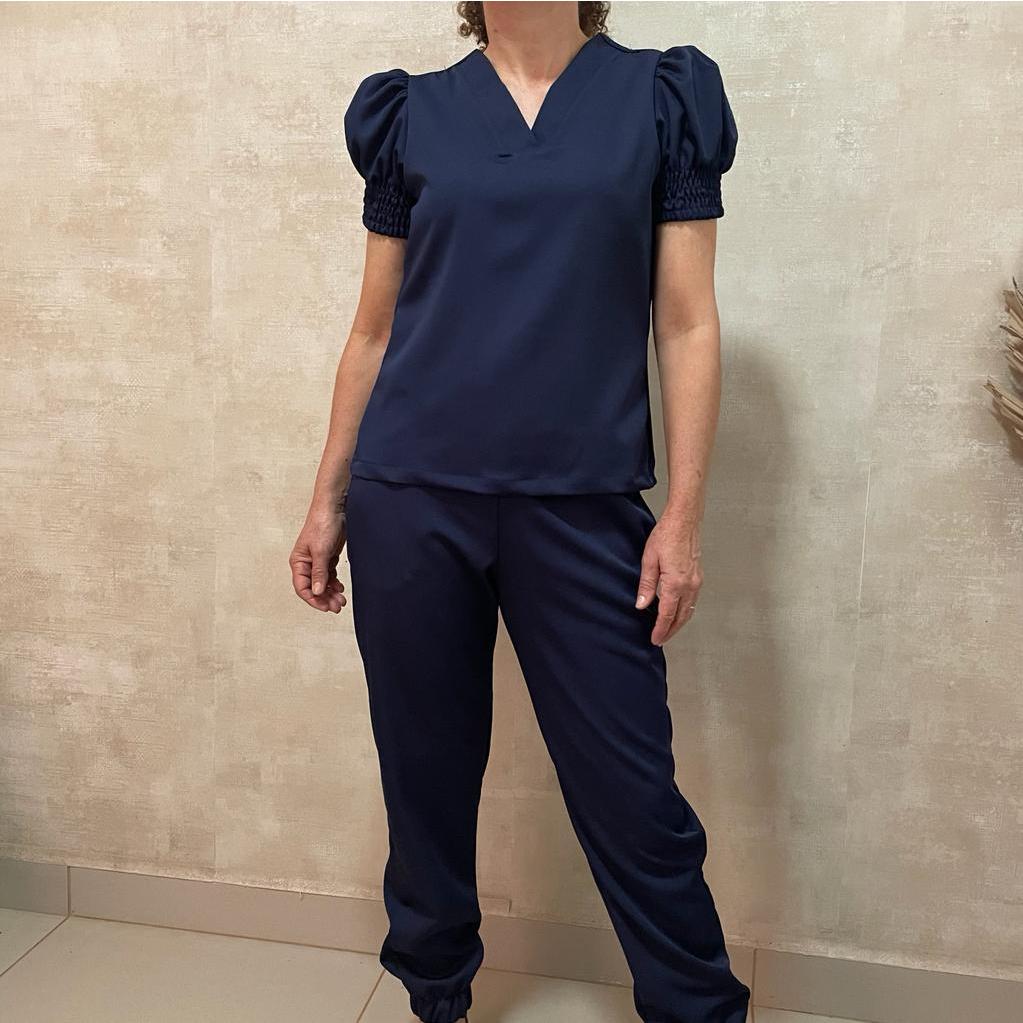 Scrub Feminino Conjunto Pijama Cirúrgico Hospitalar Two Way Premium com ...