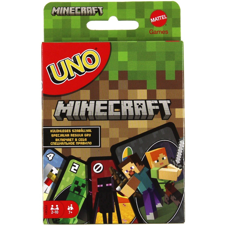Jogo de Cartas UNO Minecraft | Shopee Brasil